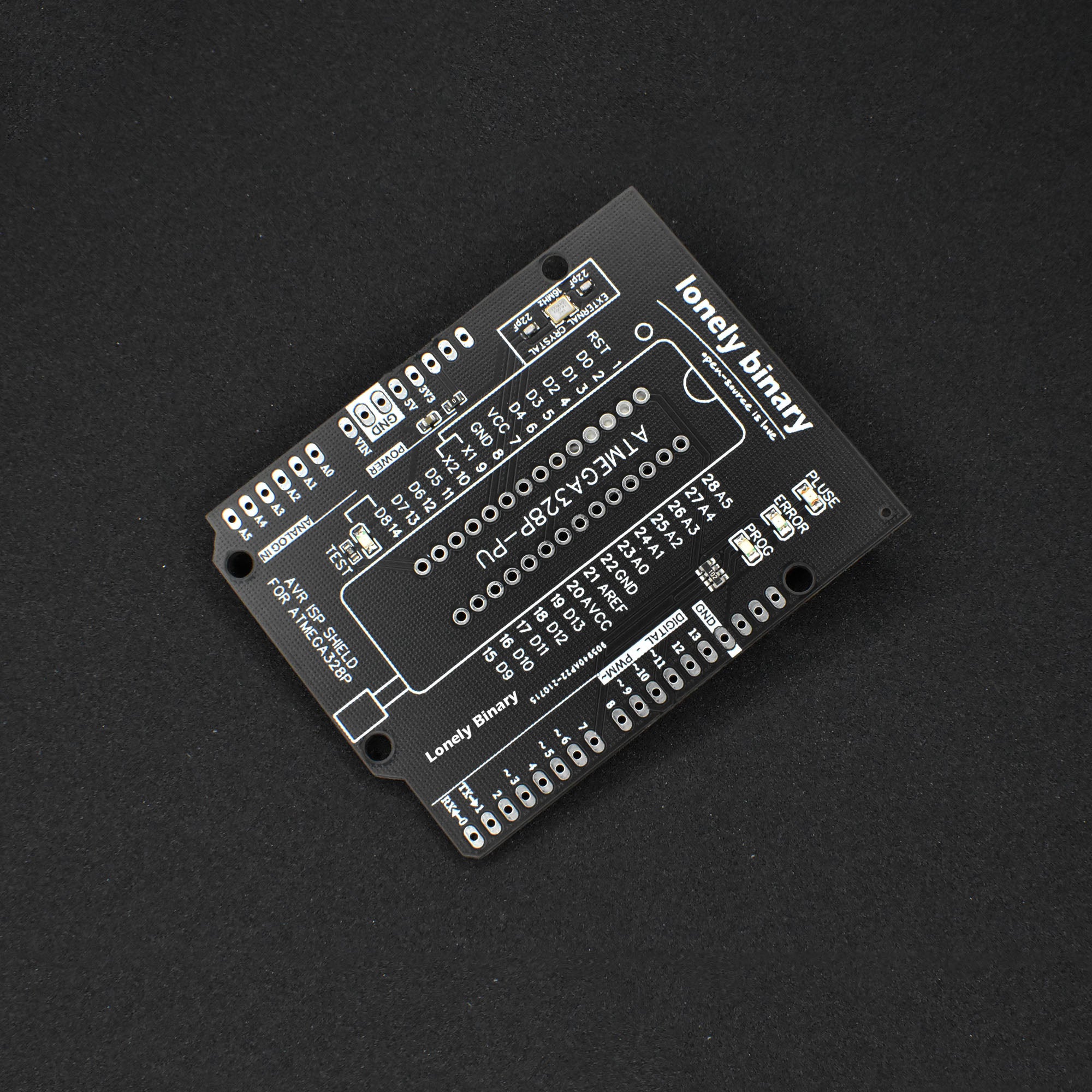 Avr Programmer Shield Kit For Atmega328p Pu Lonely Binary
