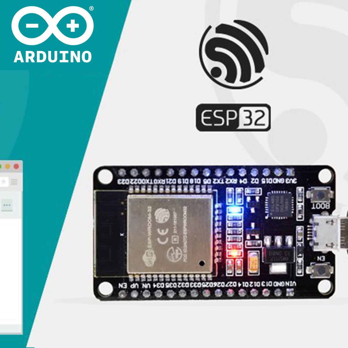Esp32 With Arduino Ide Arduino Arduino Board Ides Eroppa 8143