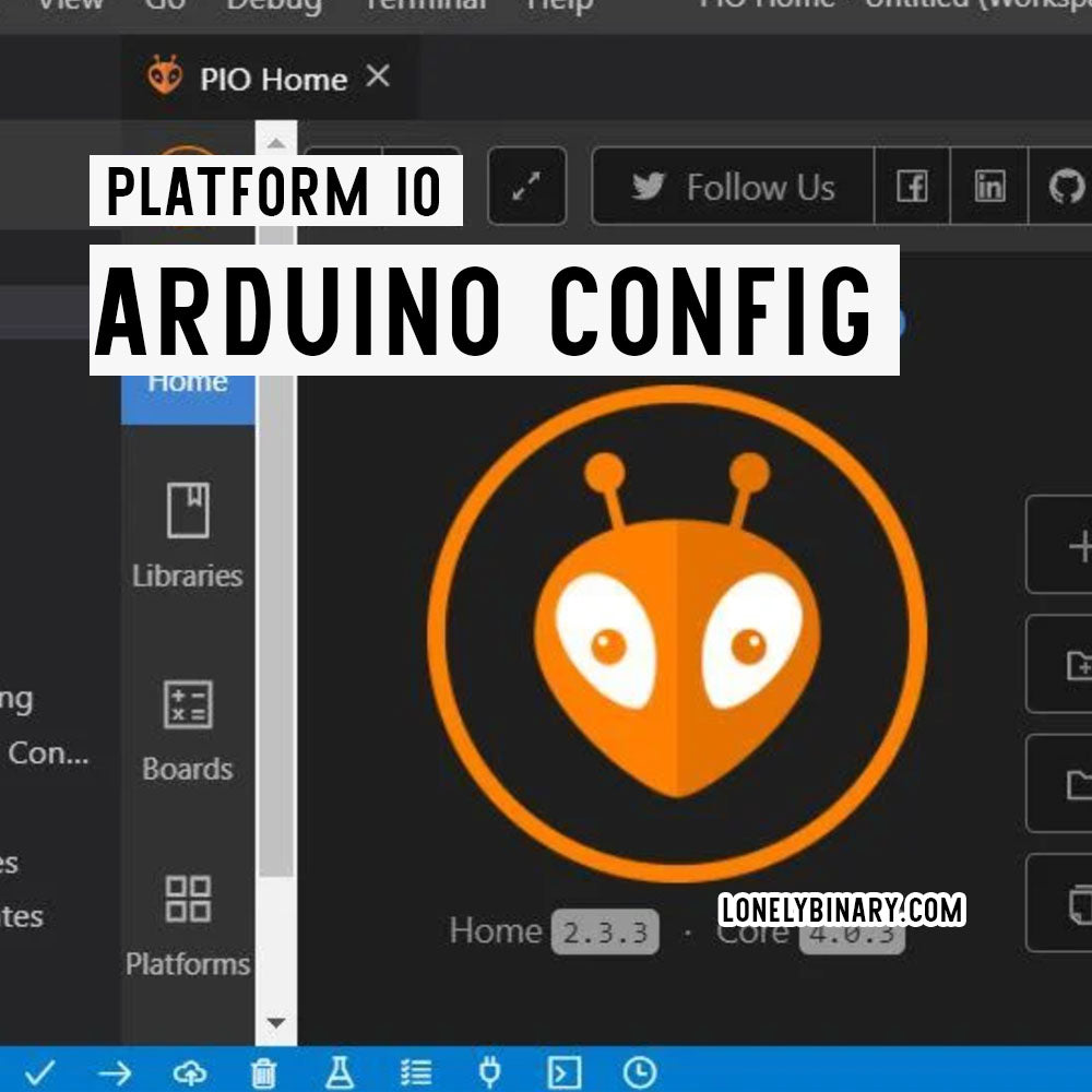 Platform Io Arduino Configuration Lonely Binary