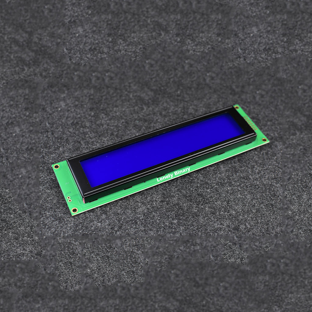 Blue 4004 40x4 Character LCD Display Module – Lonely Binary