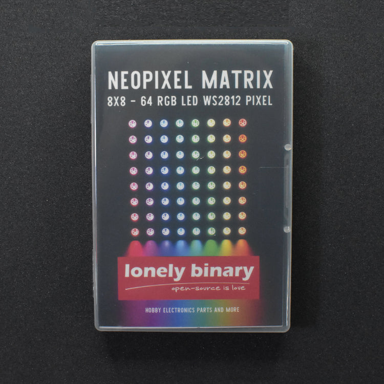 Neopixel Matrix 8x8 64 RGB LED WS2812 Pixel – Lonely Binary