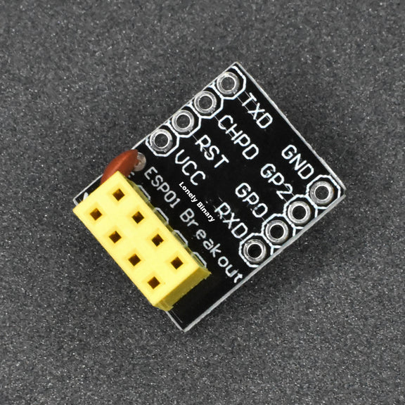 ESP-01S Breadboard Adapter – Lonely Binary