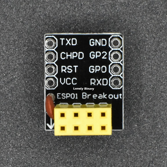 ESP-01S Breadboard Adapter – Lonely Binary