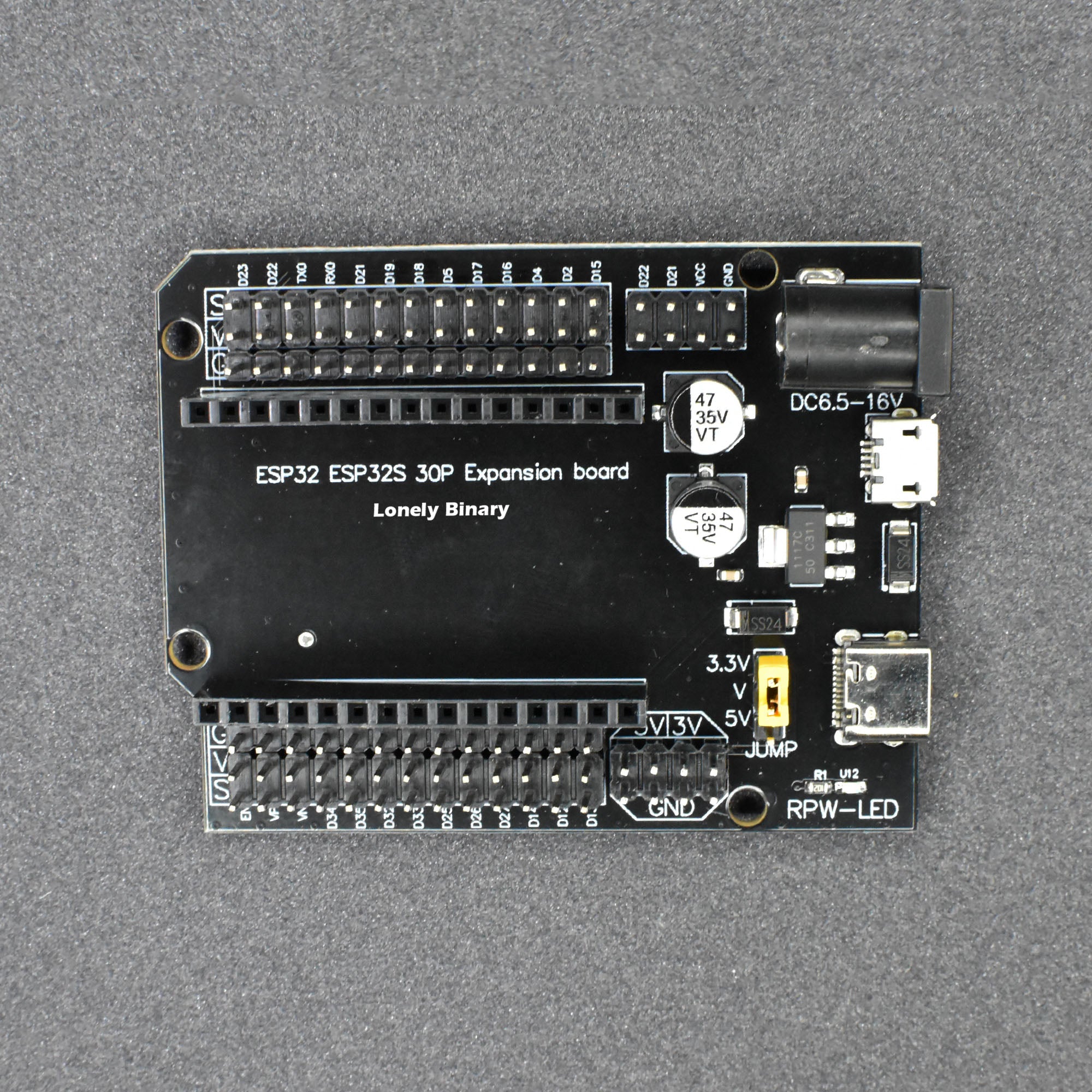 ESP32 30Pin Expansion Board – Lonely Binary
