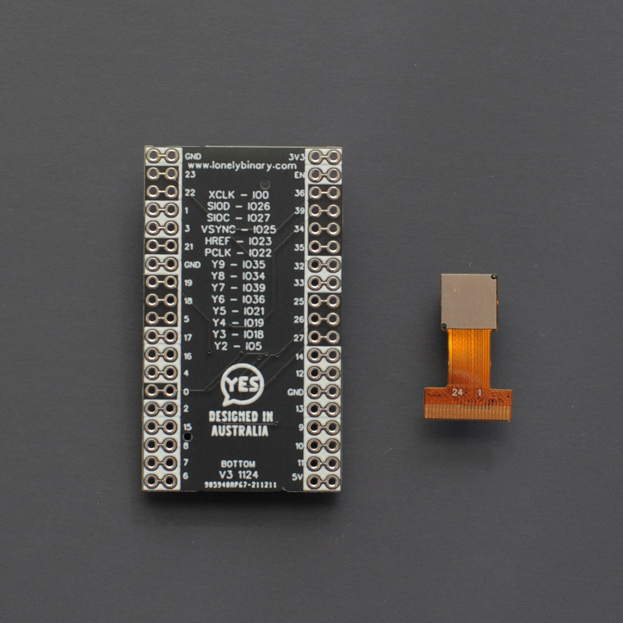 Camera ESP32 Shield – Lonely Binary