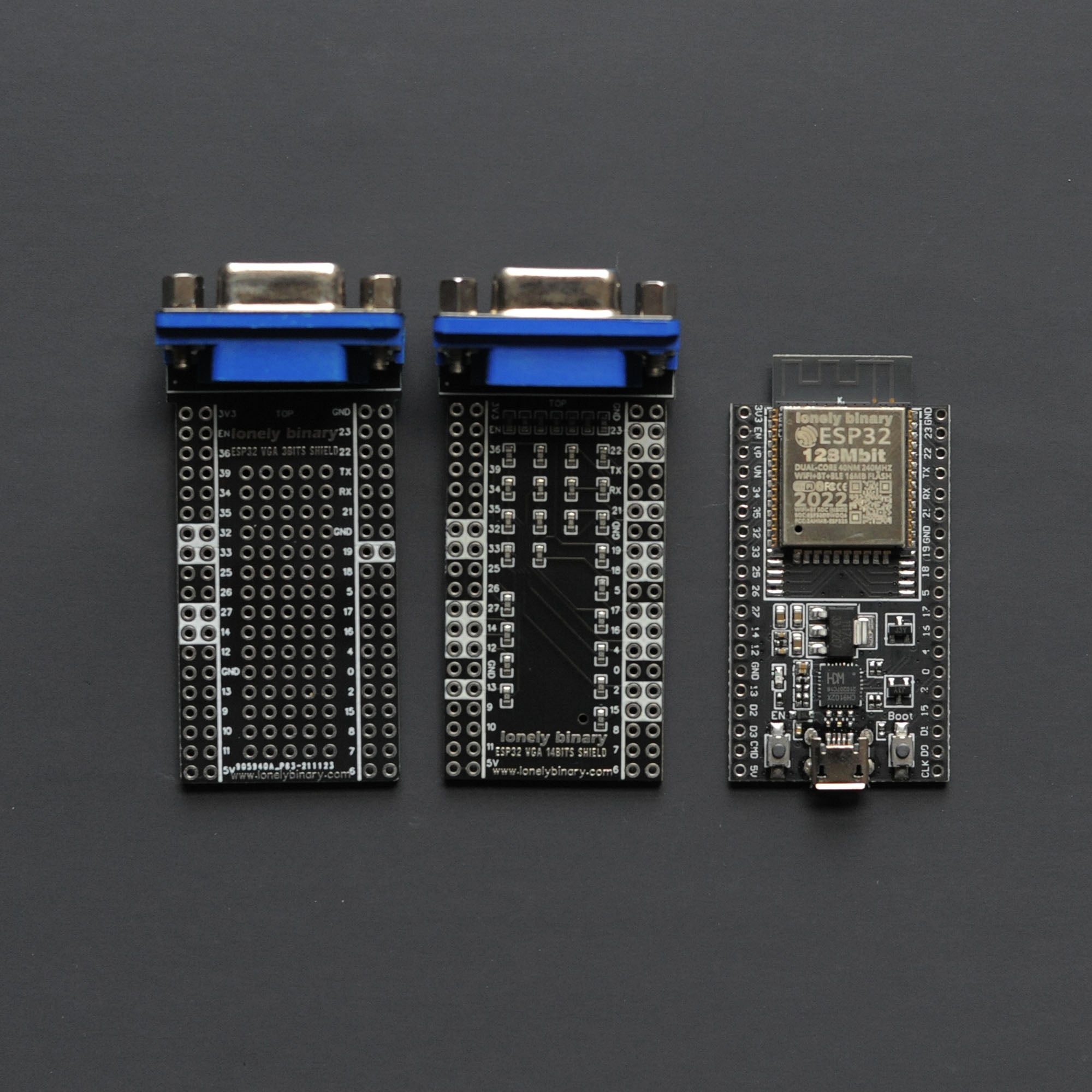 VGA ESP32 Shield – Lonely Binary