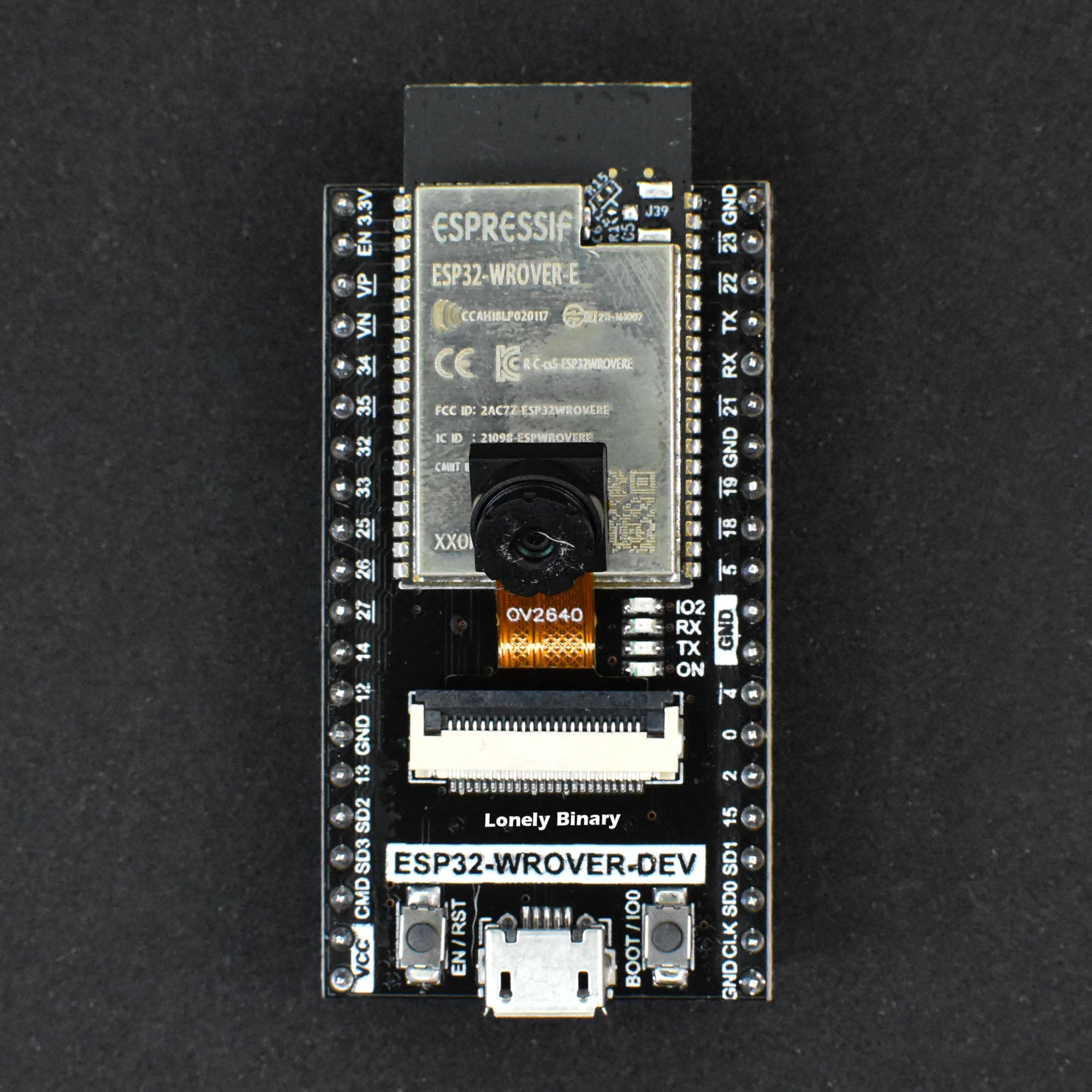 Esp32 Wrover Cam Board With Ov2640 Camera Lonely Binary