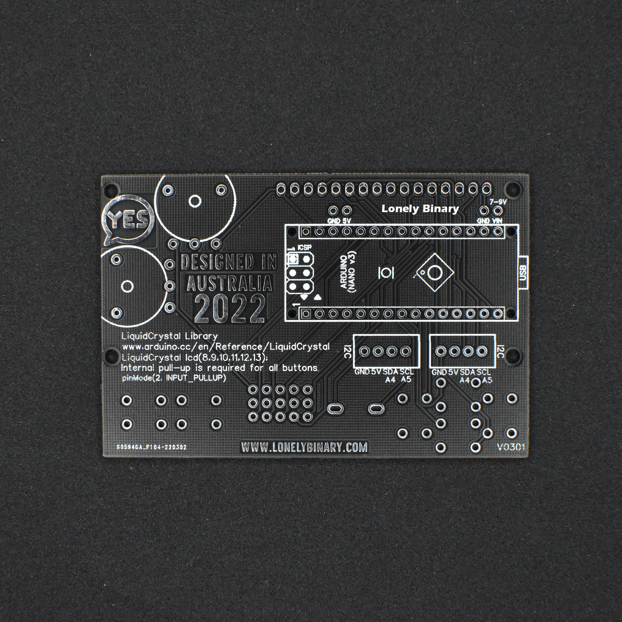DIY LCD 1602 Keypad Shield for Nano – Lonely Binary