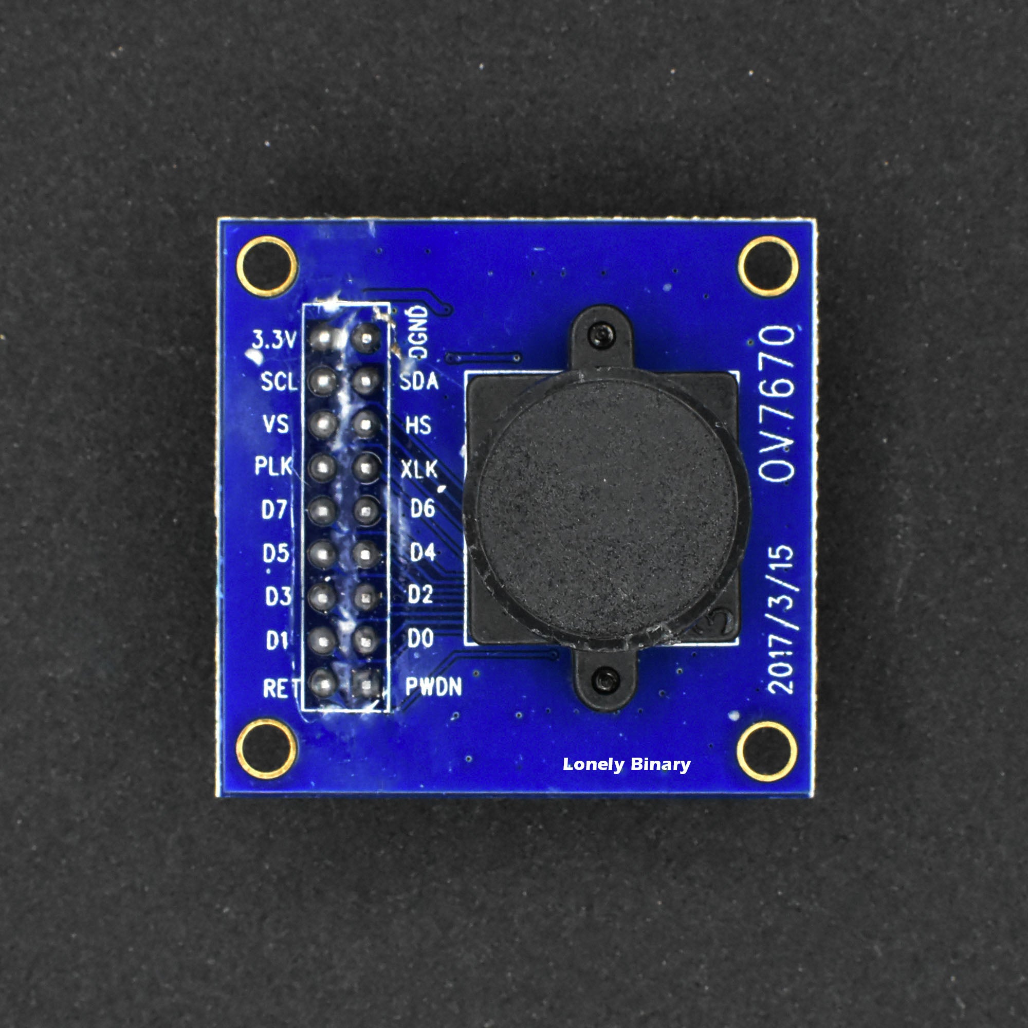 OV7670 VGA Camera Module – Lonely Binary