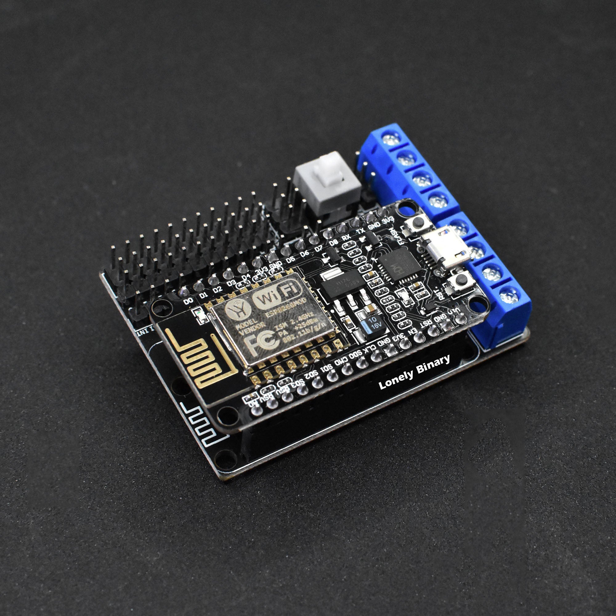 Esp8266 Board With Motor Shield Lonely Binary