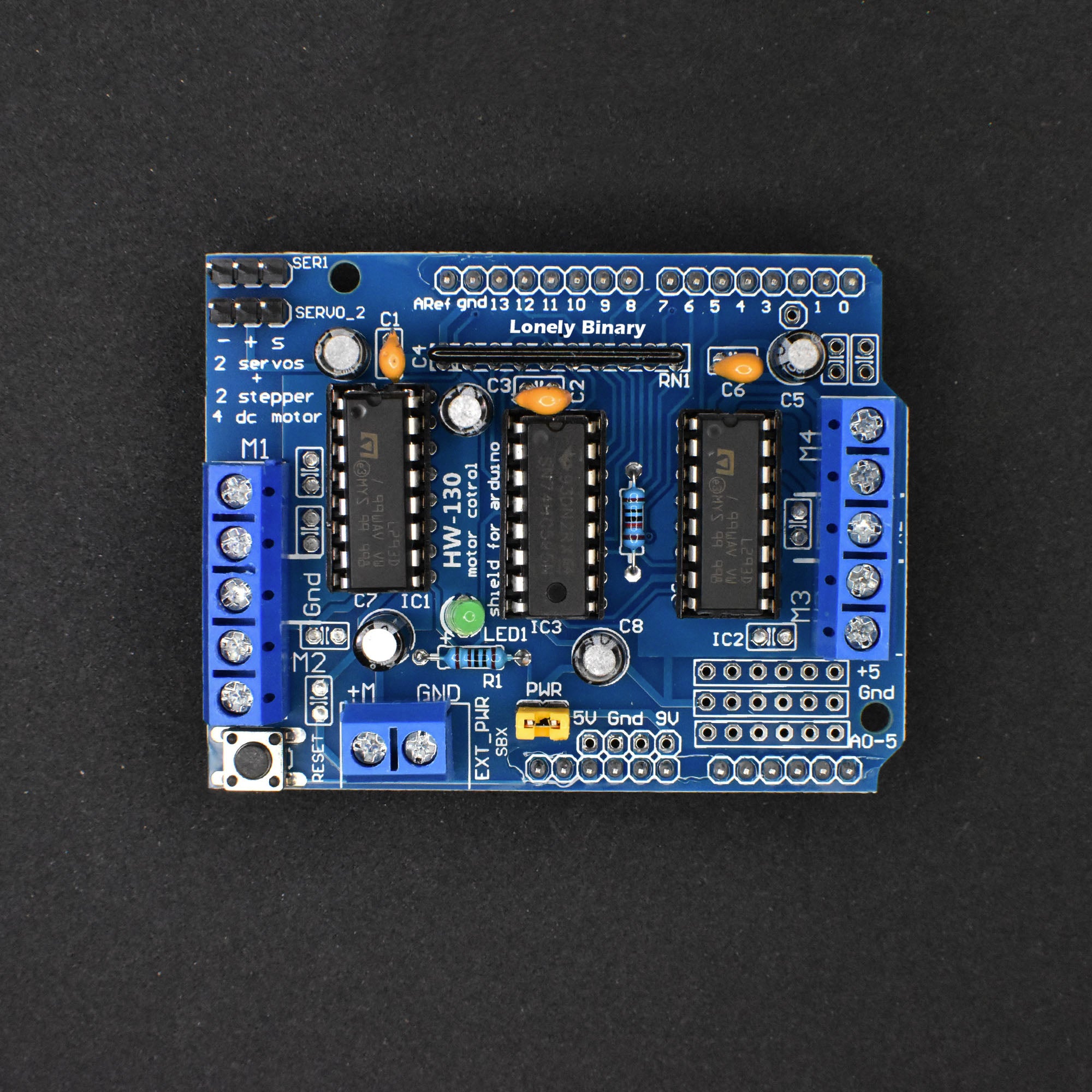 L293D Motor Shield – Lonely Binary