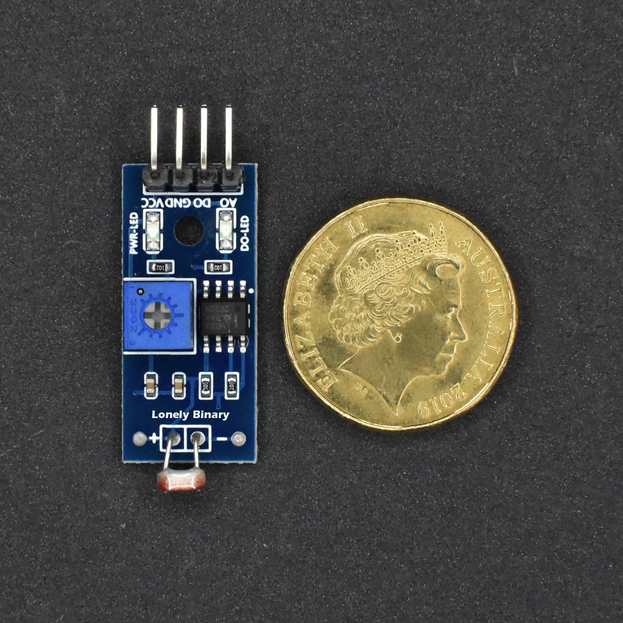 Light Photoresistor Sensor Lonely Binary 