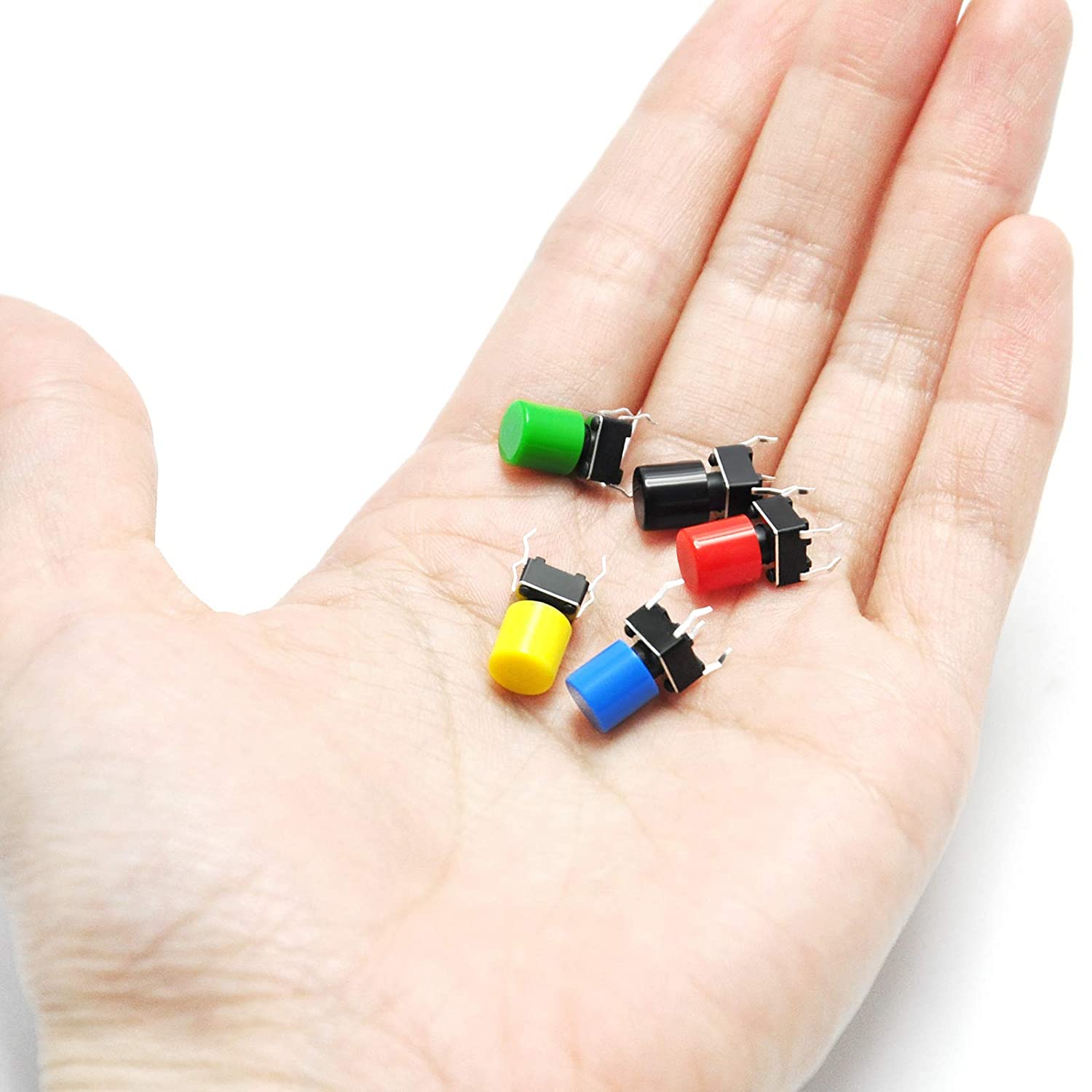 Tactile Push Button Caps 6x6x9mm – Lonely Binary