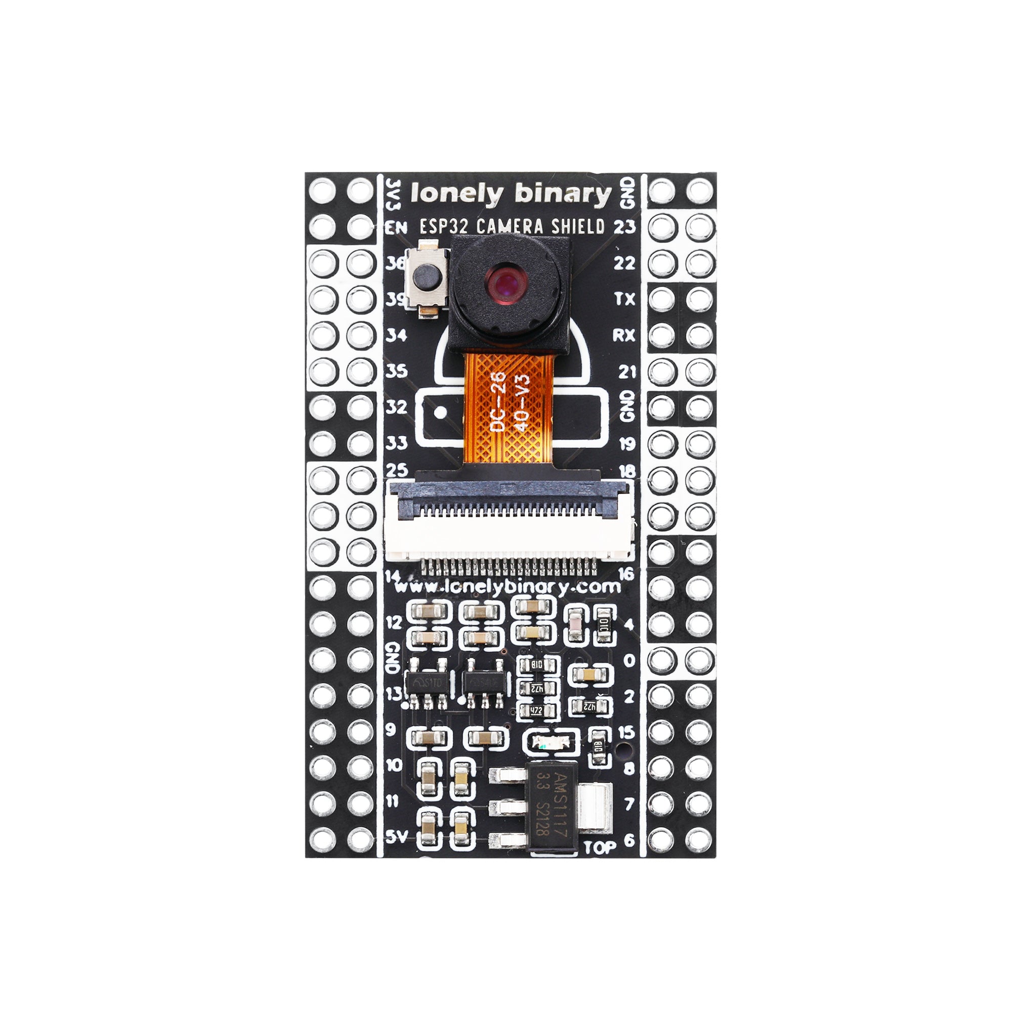 Camera ESP32 Shield – Lonely Binary